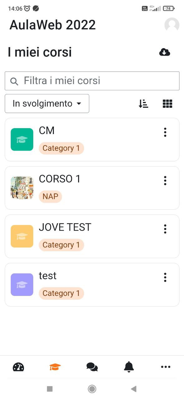 FAQ Studenti: Come si usa l'app (versione mobile) | AulaWeb 2024/25
